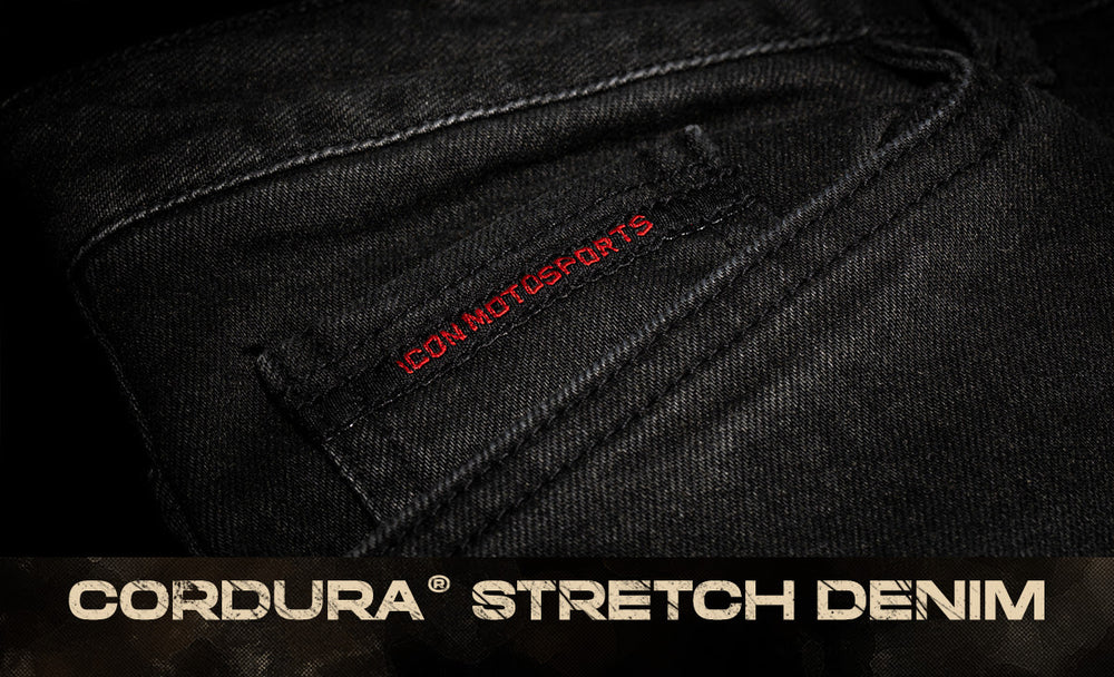 Icon Slabtown Jeans - Black | Motorsport Freaks